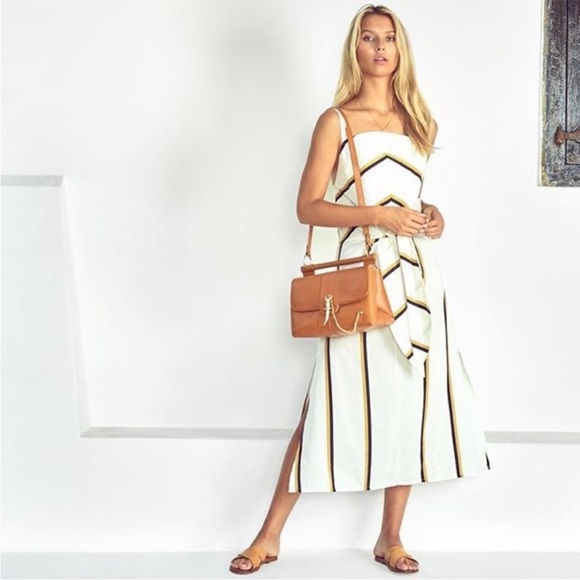 SANCIA | Dresses | Sancia Front Tie Linen Dress | Poshmark